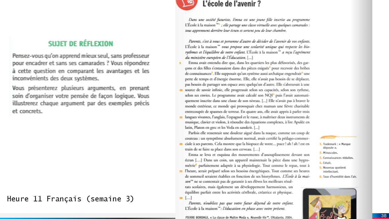 Séance 11 : Ecriture / Débat – Maxinews